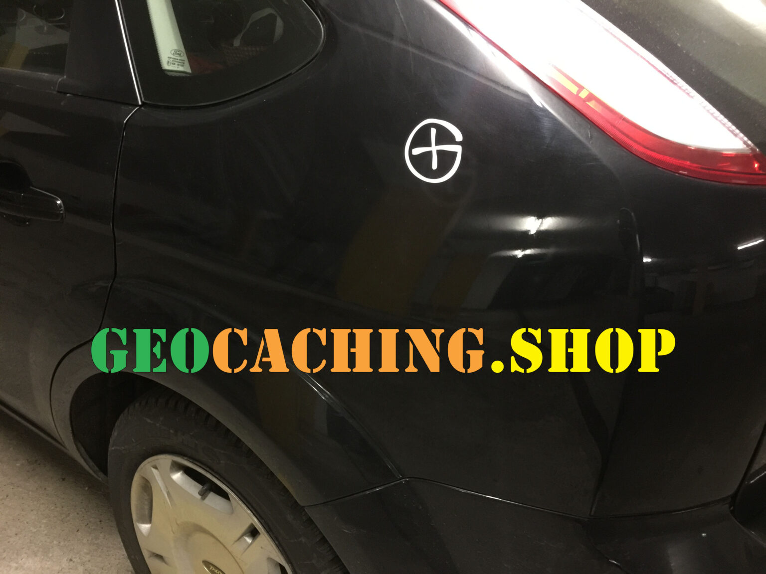 Aufkleber GEOCACHING Logo - GEOCACHING.SHOP - Alles für das Geocaching!