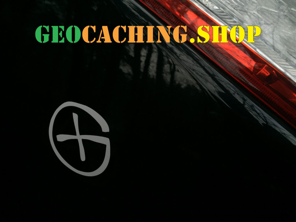Aufkleber GEOCACHING Logo - GEOCACHING.SHOP - Alles für das Geocaching!